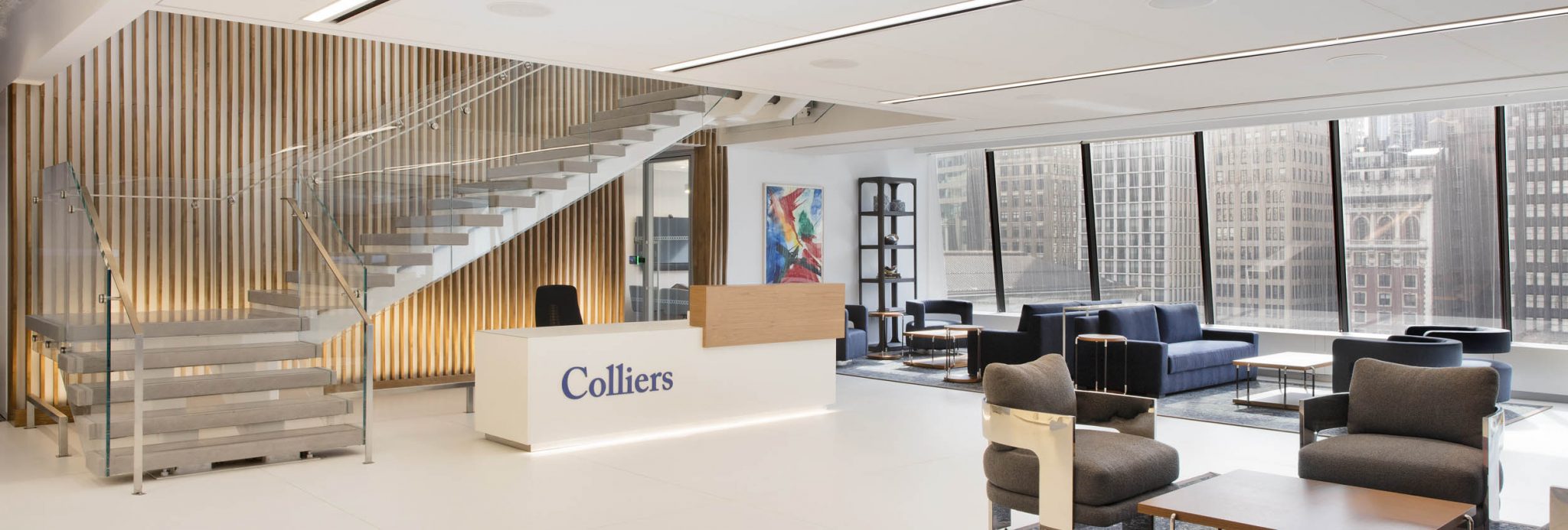 Colliers NYC Office - Corporate Interiors Construction | Structure Tone