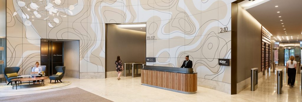 Seaport West Lobby Construction - Building Repositioning Construction ...